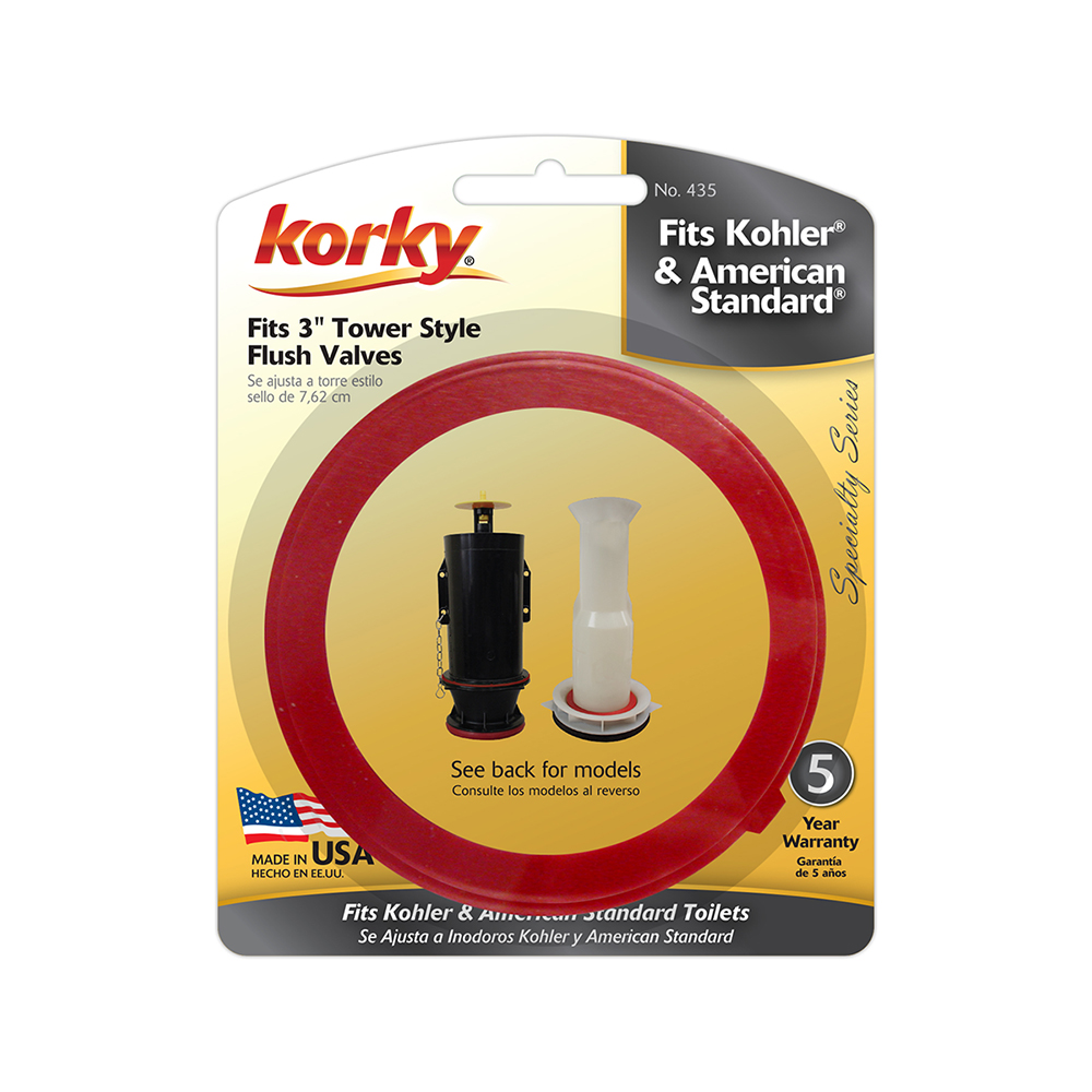 American Standard & Kohler 3" Toilet Flush Valve Seal Kit - Korky